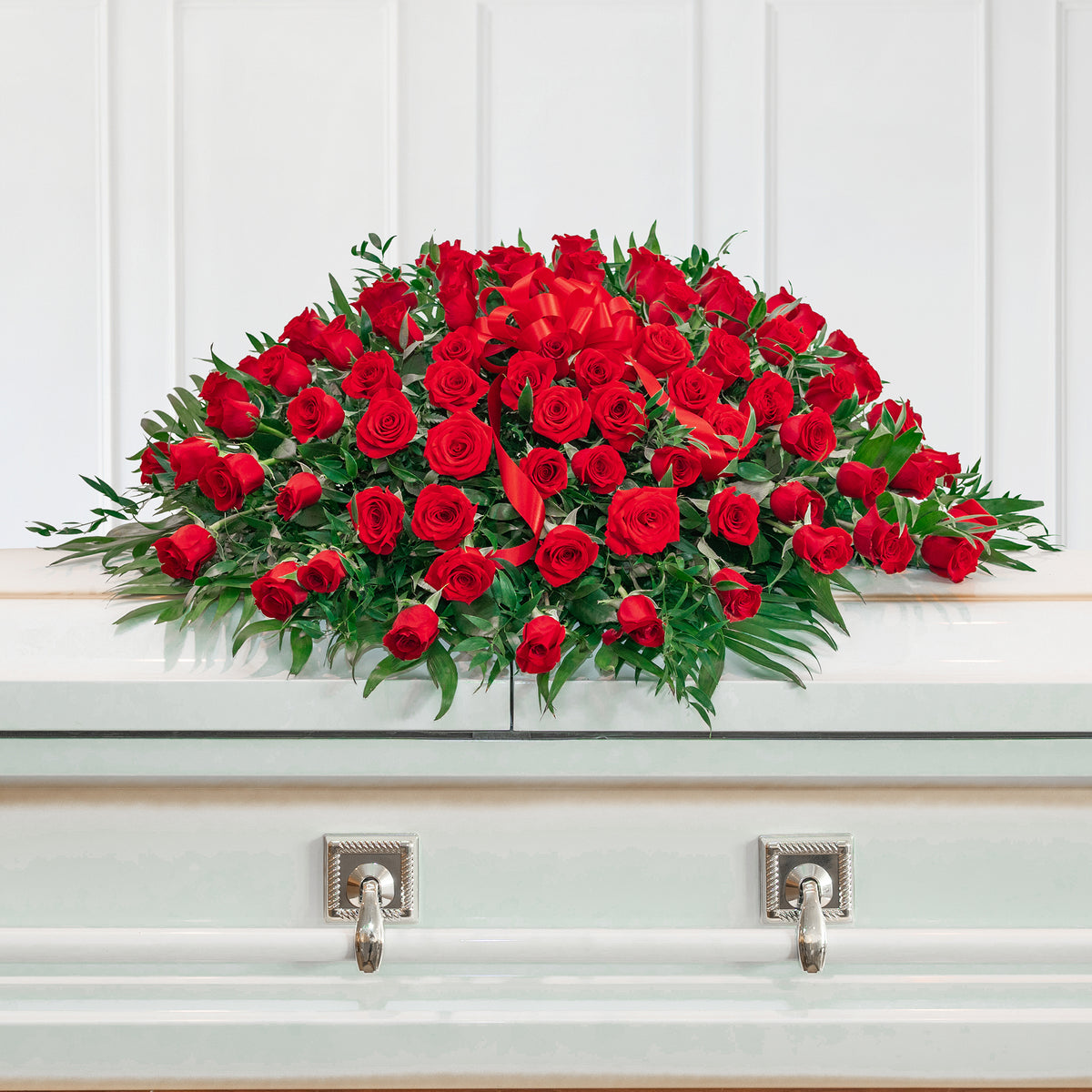 Rose Casket Cover | Beautiful Tribute | Flowers by Towers | Towers Flowers